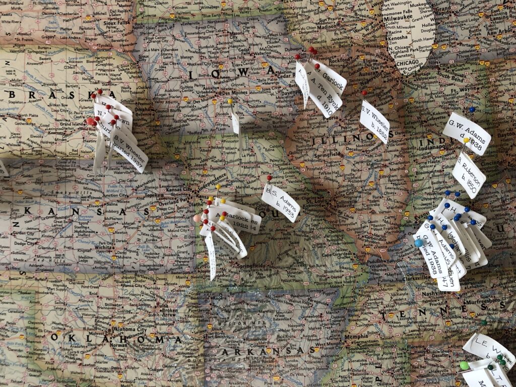 A small enhancement to my genealogy map - Organize Your Family History